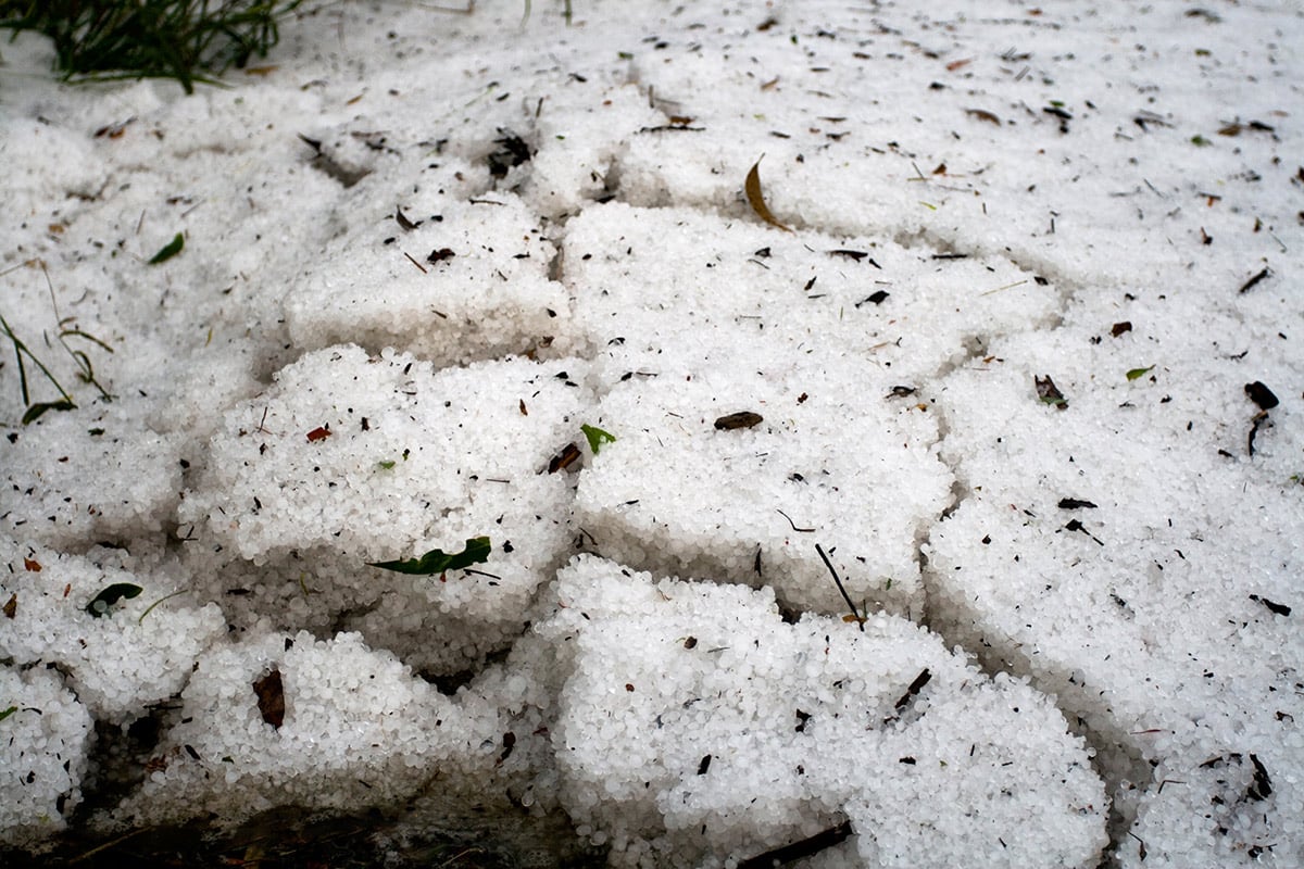 Winter Hailstorm Surprises Southeast Queensland